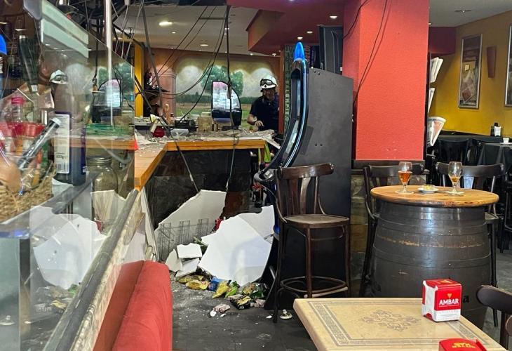 Mallorca bar roof collapses, two injured in Palma