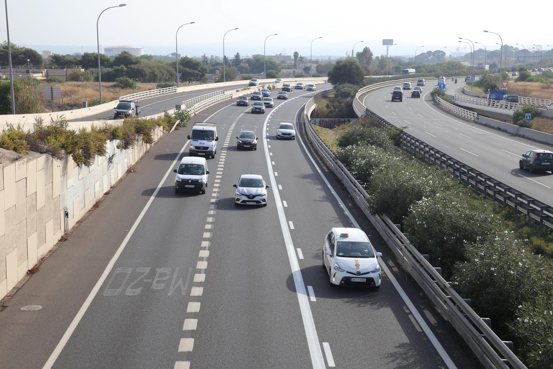 Mallorca traffic: Palma high-occupancy vehicle lane now operational