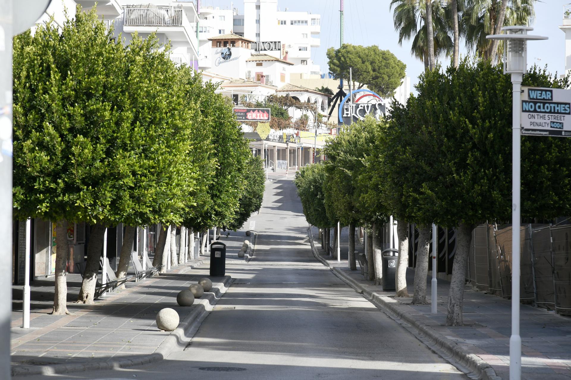 Magalluf is a winter ghost town