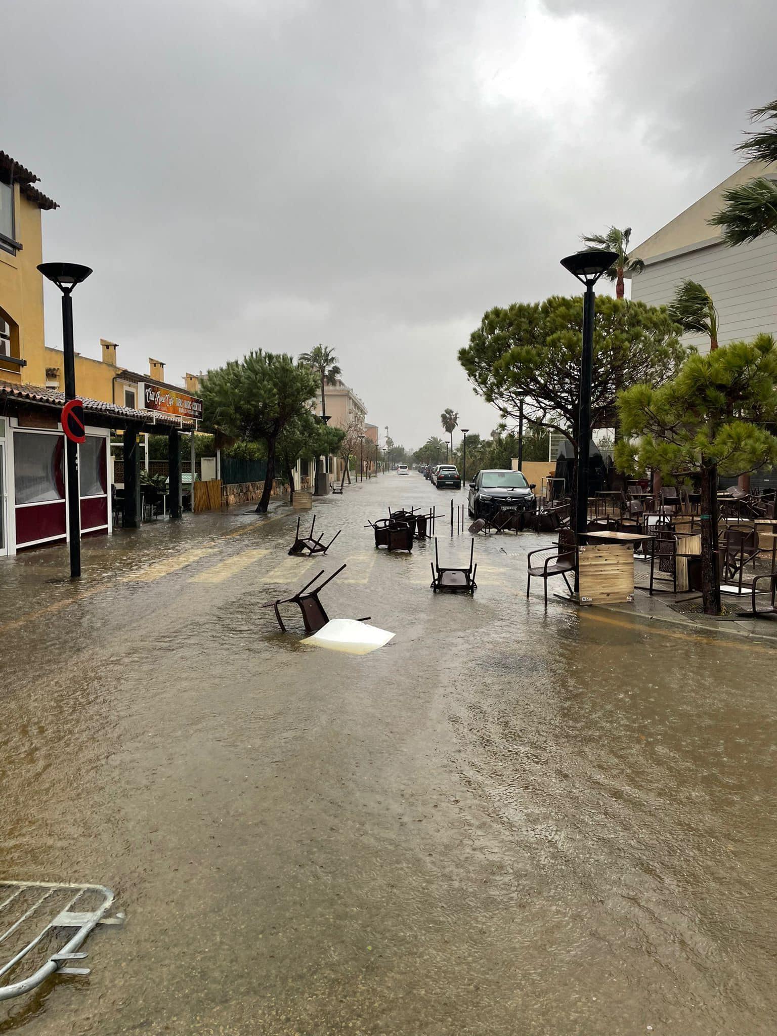Photo gallery: The aftermath of Storm Juliette in Alcudia