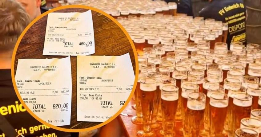 New beer drinking record set in Mallorca, a round of 1,000