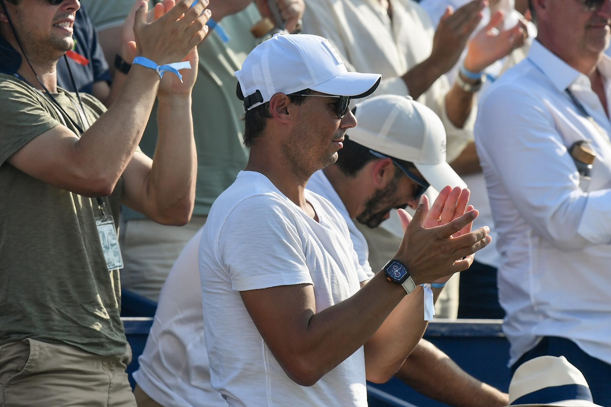 Photo gallery: Rafa Nadal and his wife Mery at the tennis tournament in ...