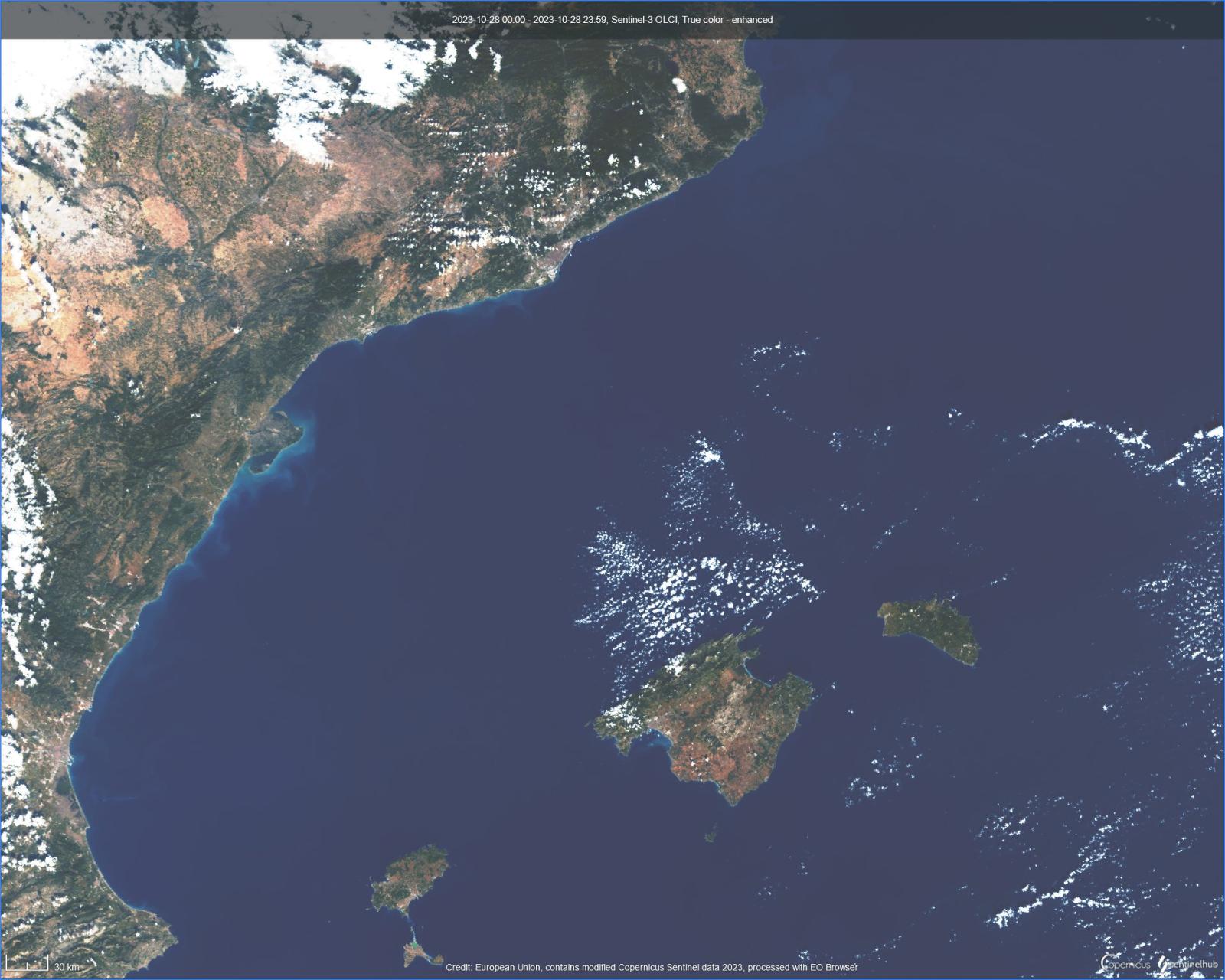 Mallorca weather for Sunday, 29 October, 2023