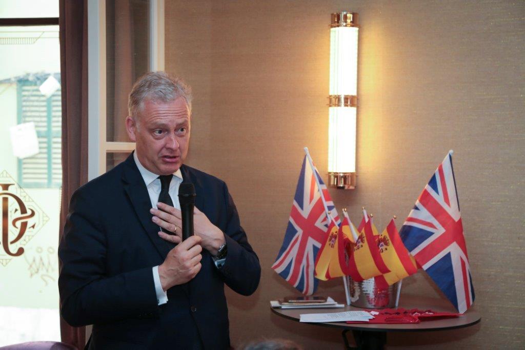 Photo gallery: British ambassador Simon Manley at a Bulletin lunch in Palma