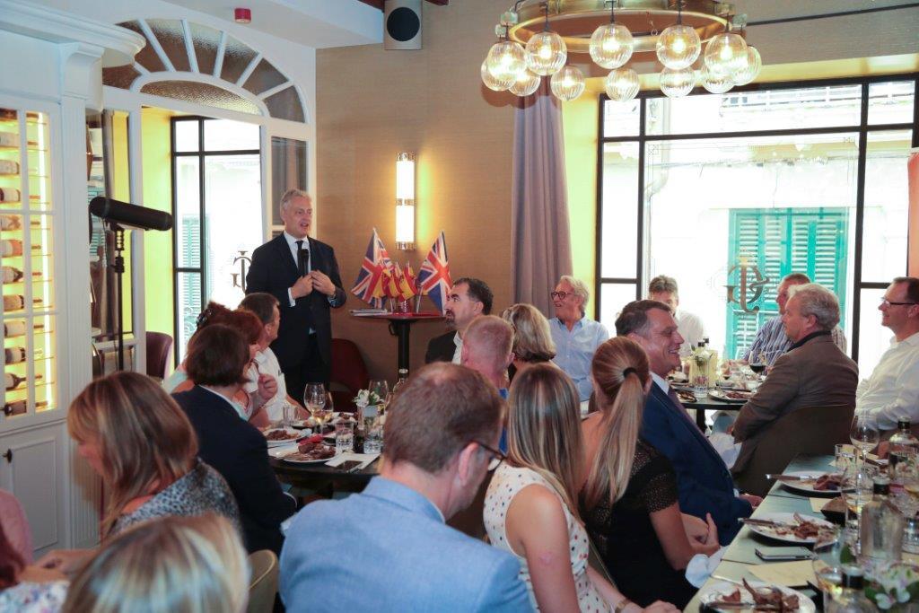 Photo gallery: British ambassador Simon Manley at a Bulletin lunch in Palma