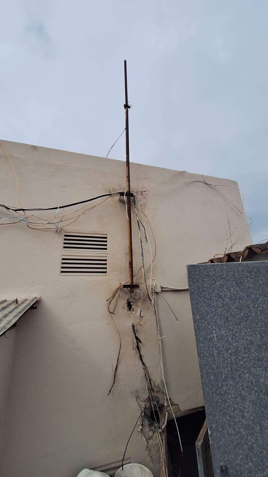 Photo gallery: The images of the rooftop where the lightning stuck in Palma