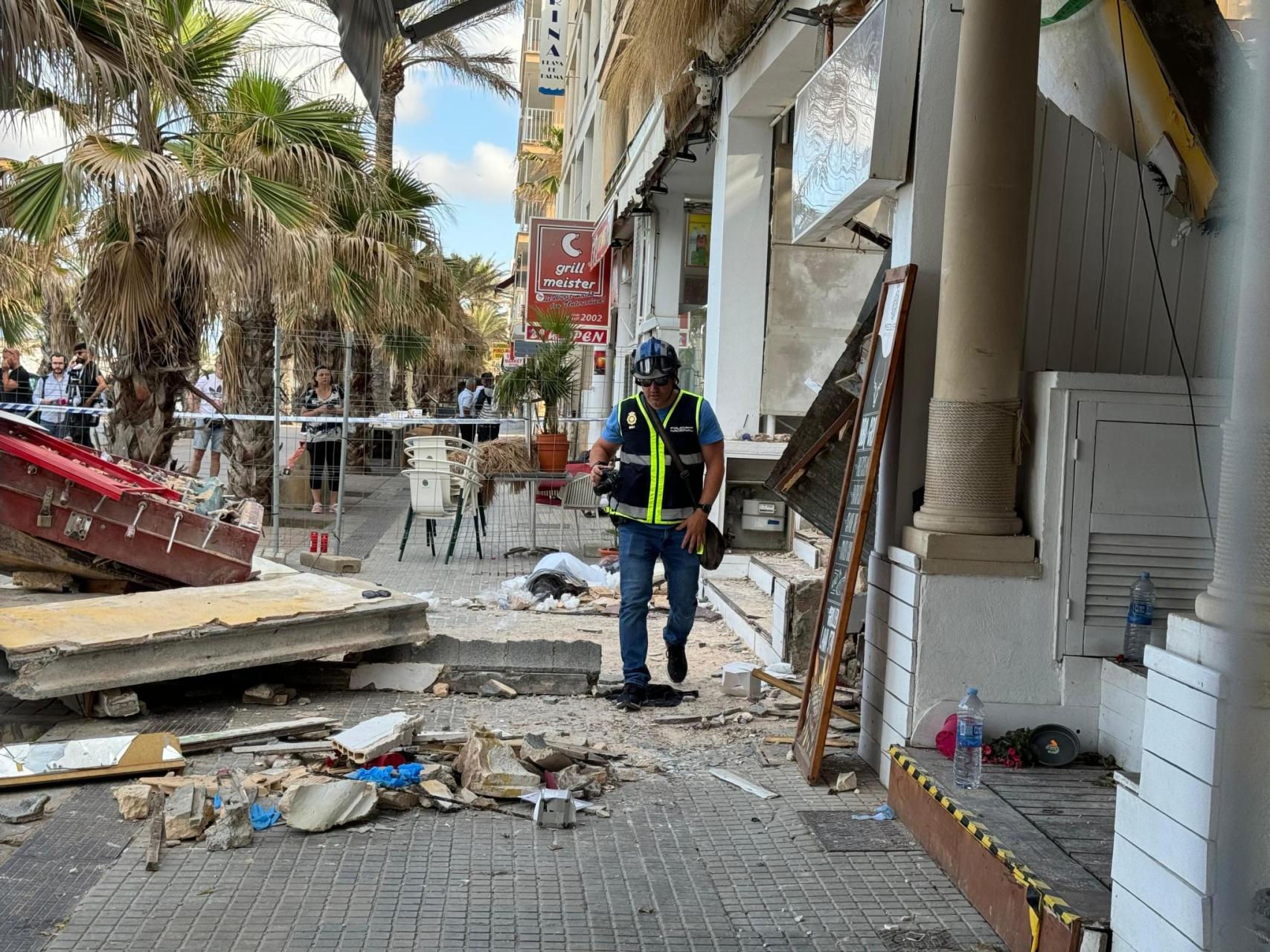Playa de Palma building collapse: Warning about the terrace roof