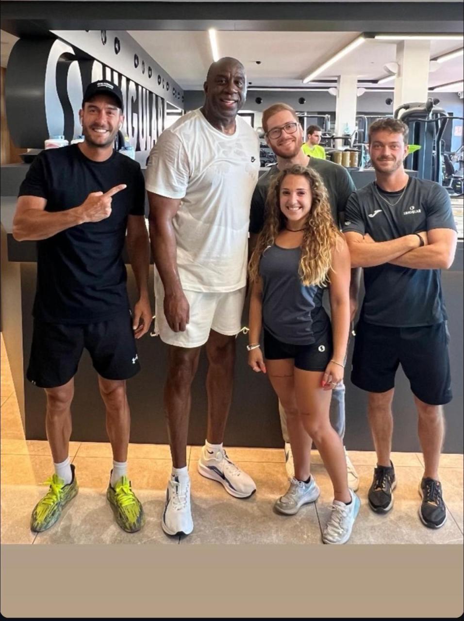 Magic Johnson in Mallorca