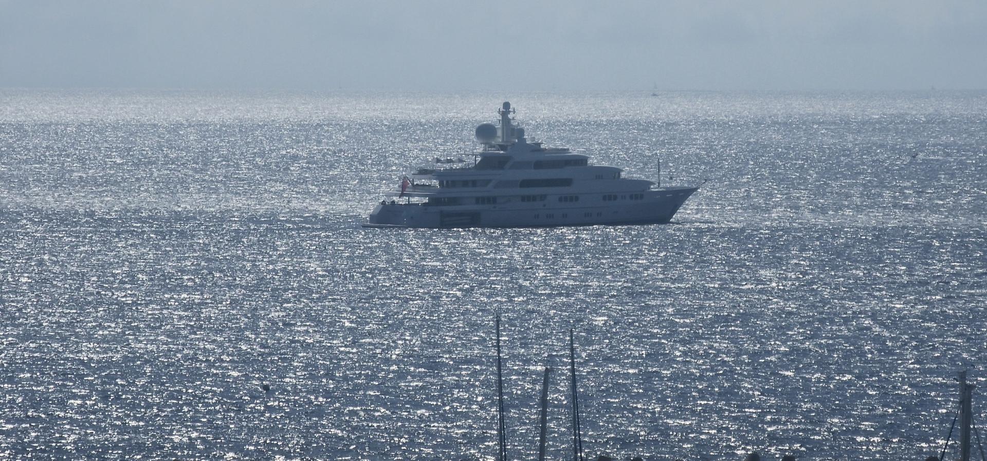 British billionaire's superyacht In Mallorca