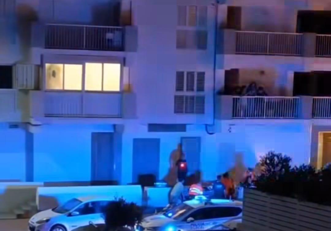 British man balcony fall Ibiza