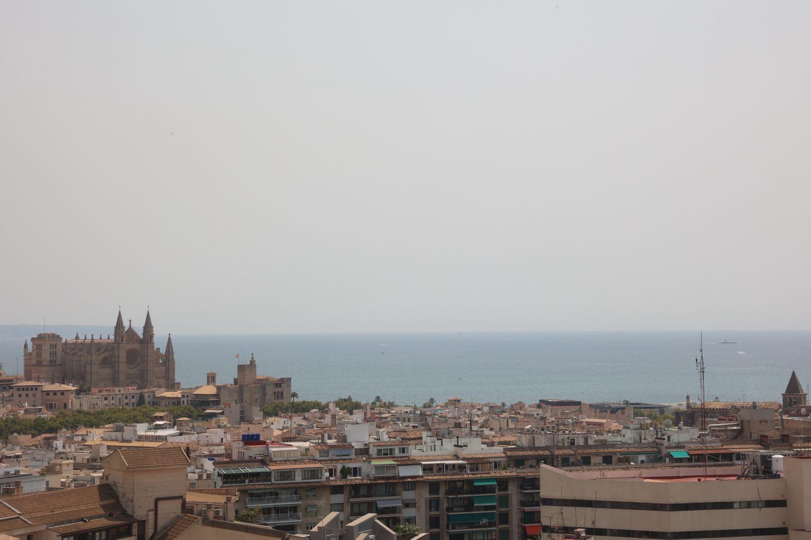 Ash clouds from French forest fire reach Mallorca, smoke over Palma