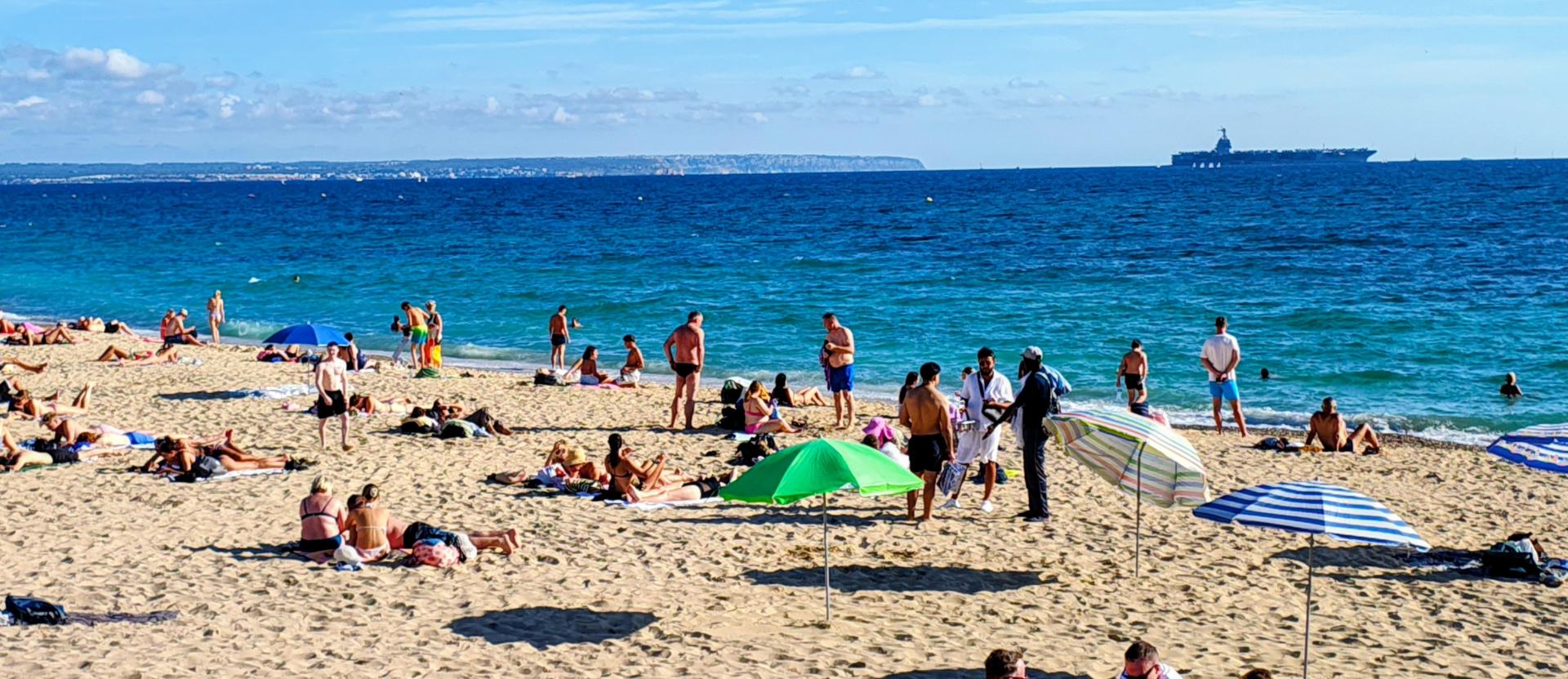 US marines storm the beaches of Mallorca, Palma buzzing