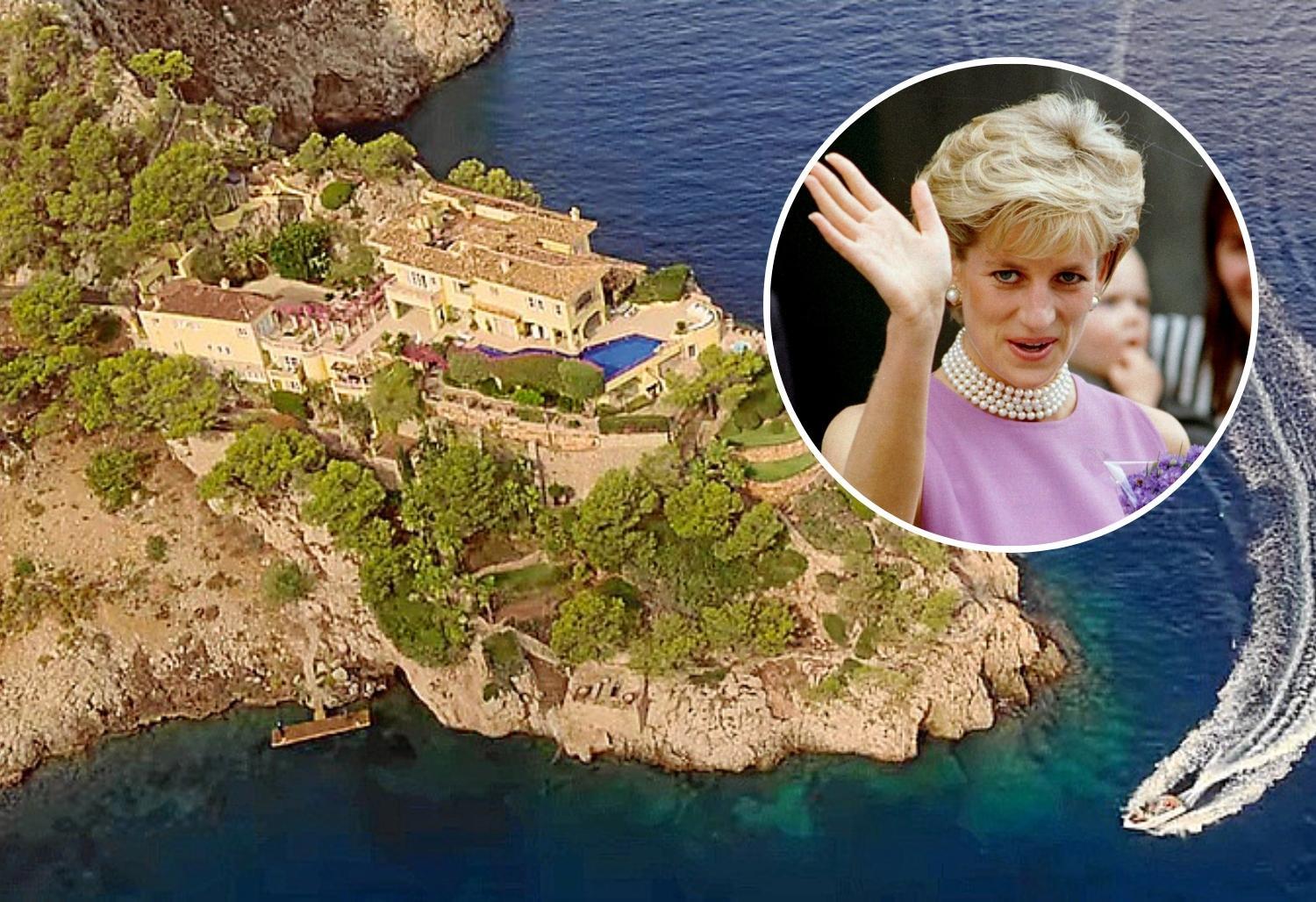 Lady Di’s refuge in Mallorca: a castle with a private grotto valued at ...