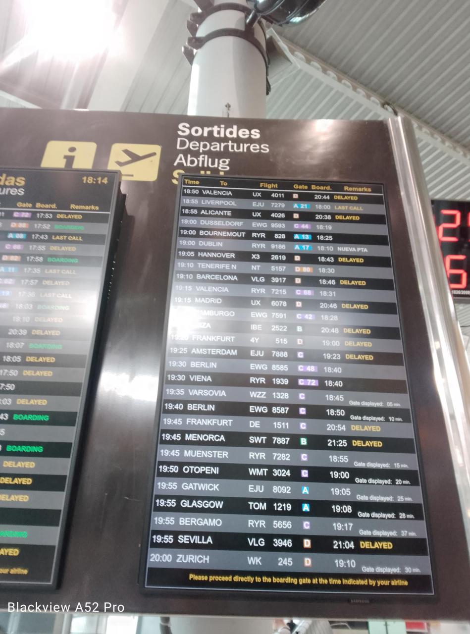 Delays at Palma Airport on Tuesday because of 'wind shear'