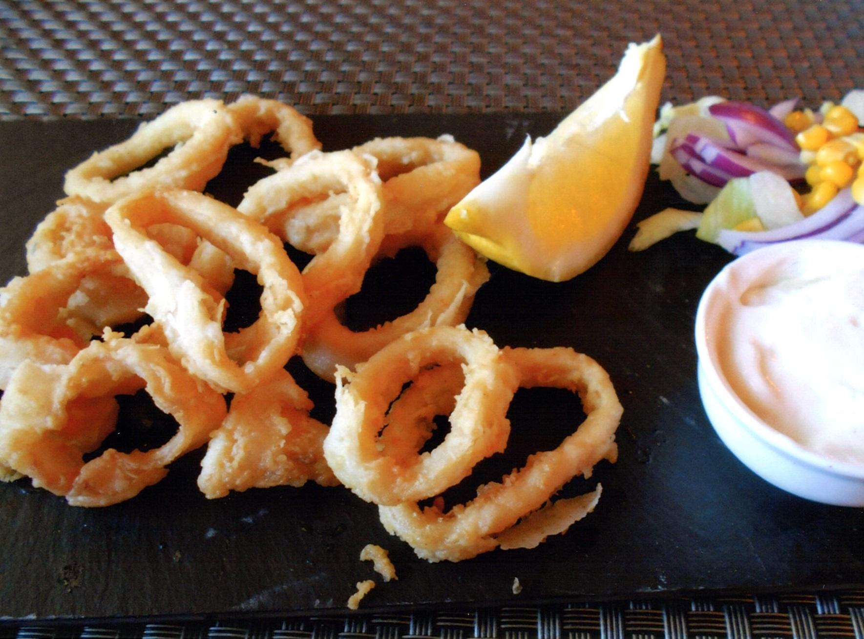 It was a day for eating calamares