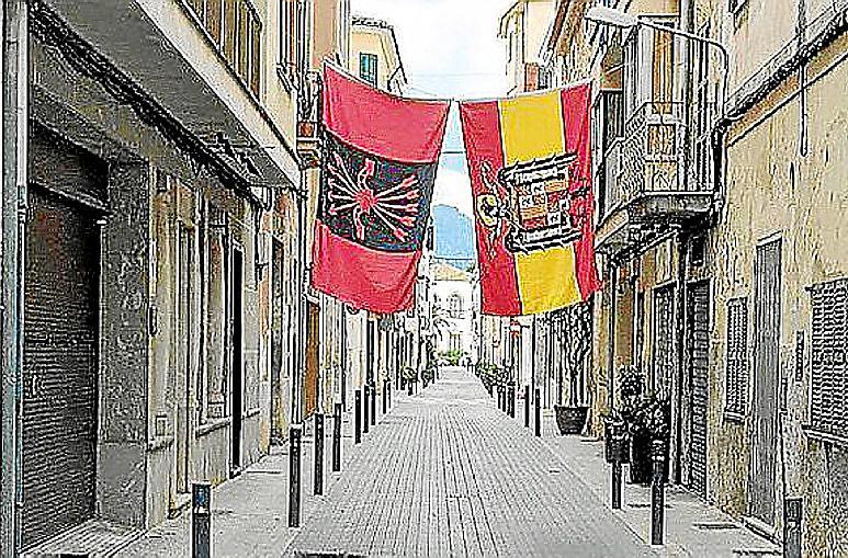 Fined for displaying Francoist flags in Sa Pobla Mallorca