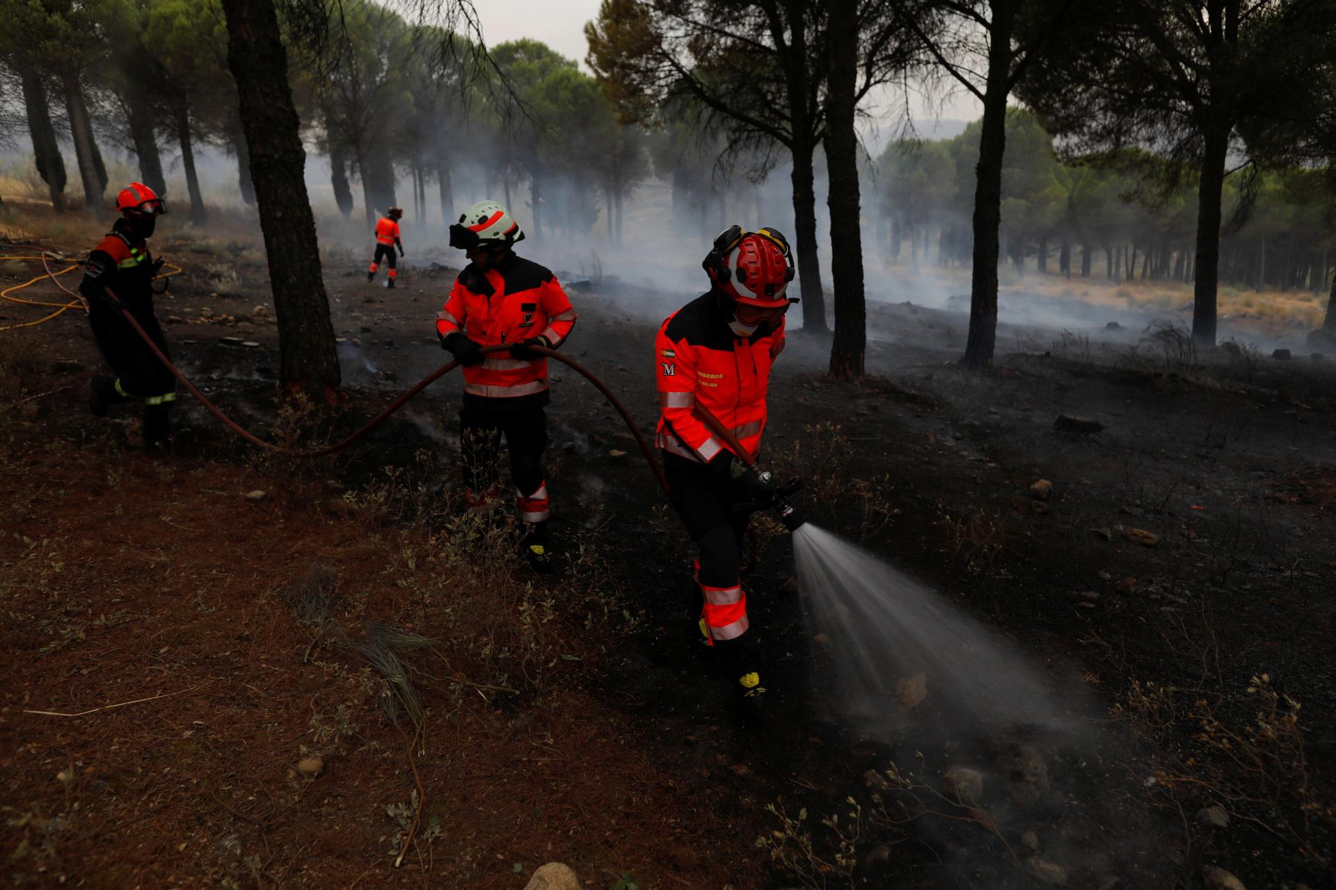 Spanish wildfire under control