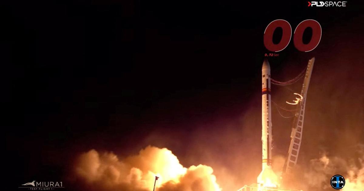 Spain aborts test rocket launch