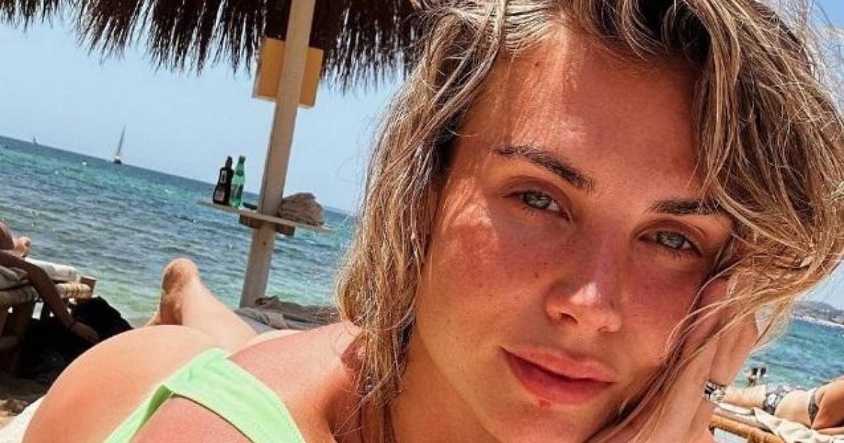 Premier League's champion wag in Mallorca: Maja Lindelof