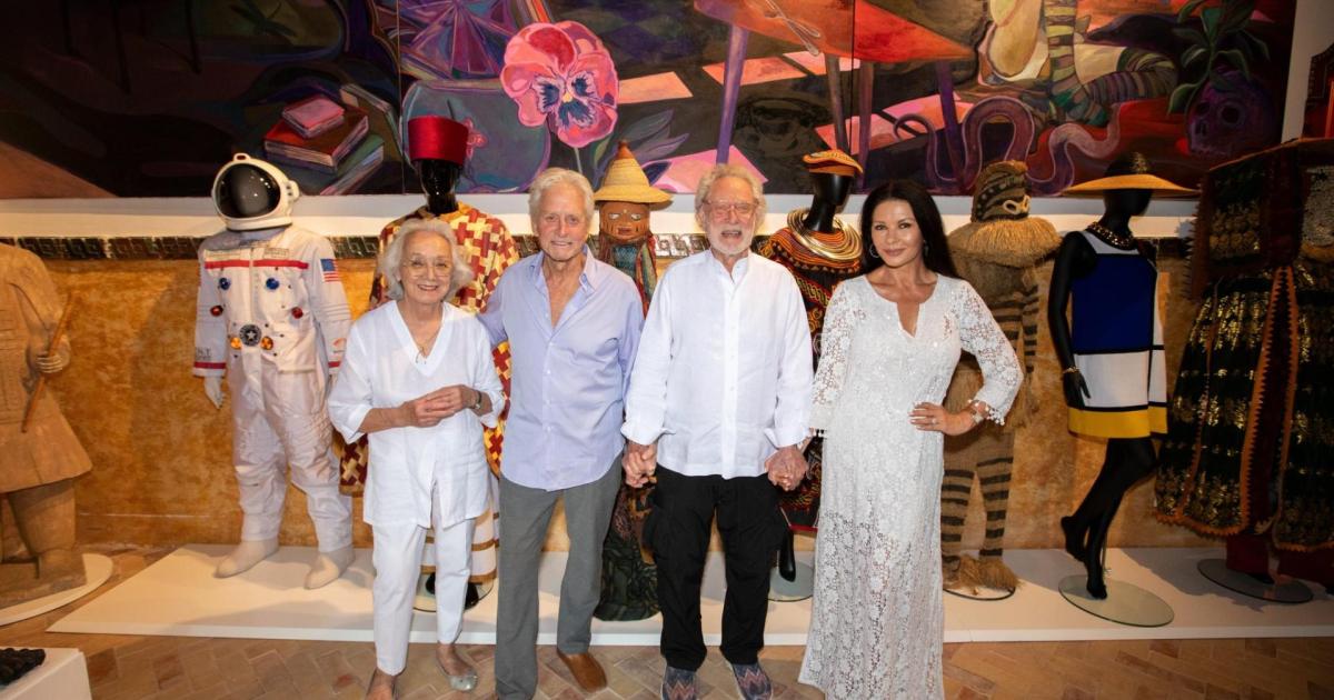 Michael Douglas Mallorca: Visit to the Sa Bassa Blanca Museum