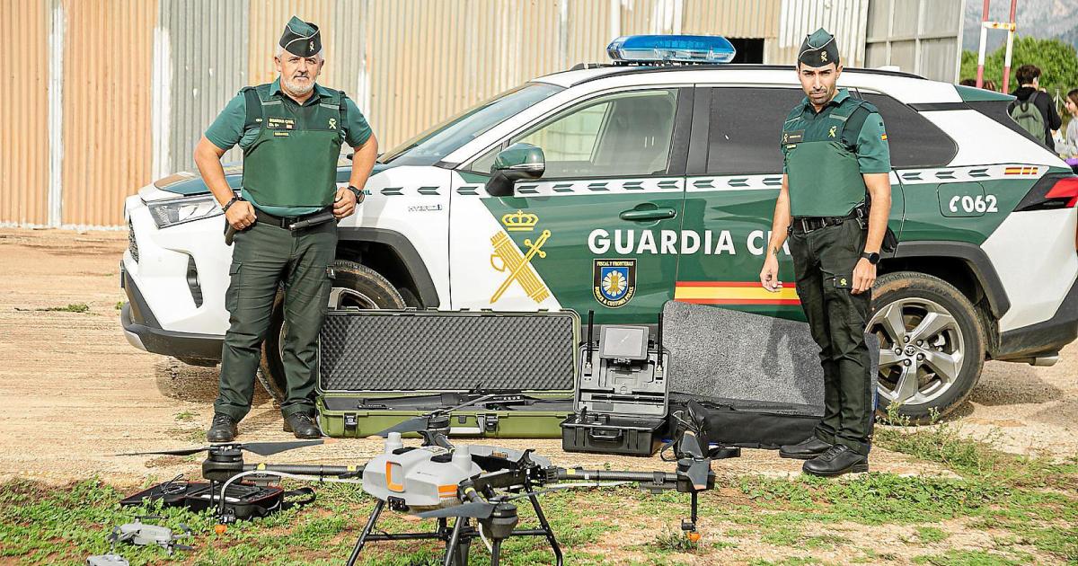 Mallorca police: Air police operations at the prison