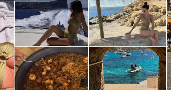 Mallorca celebrities: Michelle Keegan lights up Mallorca: Actress and husband Mark Wright splash out