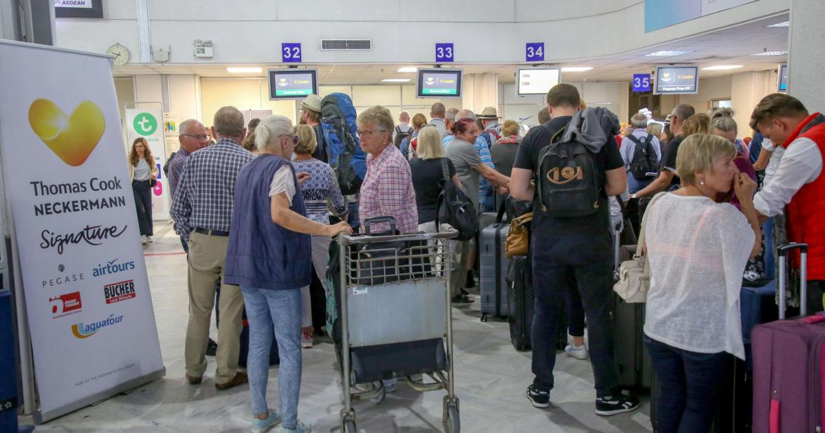 Thomas Cook's collapse strands about 50,000 in Greece, official says