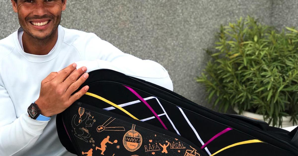 Rafa Nadal presents limited edition racket bag designed by his ...