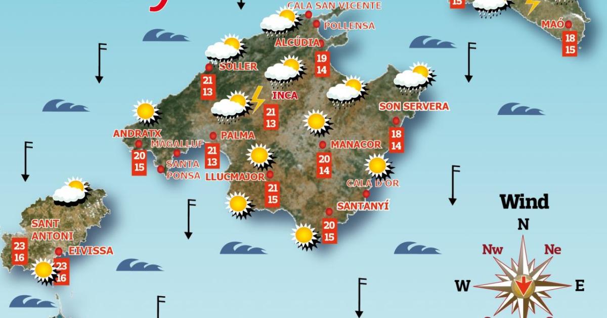 Mallorca Weather Forecast for May 14
