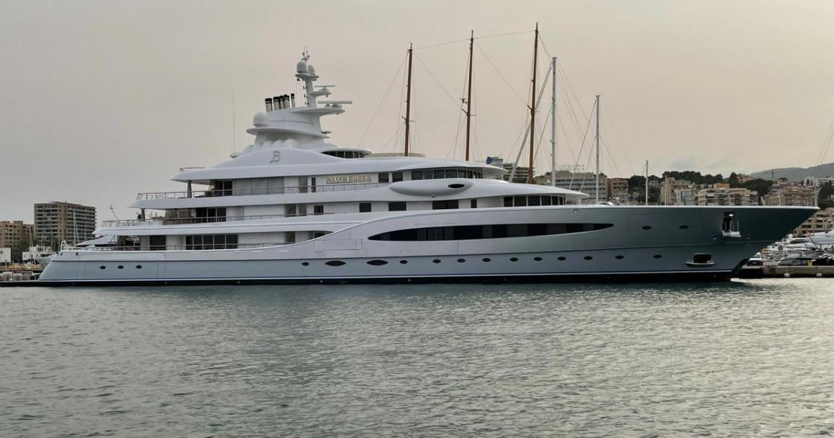 Mayan Queen IV superyacht in Palma, Mallorca