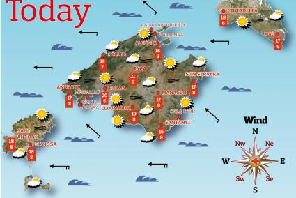 Majorca weather Thursday 24th February