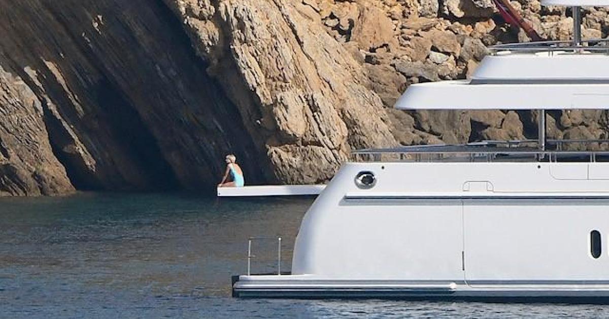 Princess Diana and the yacht