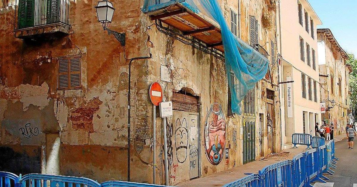 Buildings in Palma in danger of collapse because they are "ruins"