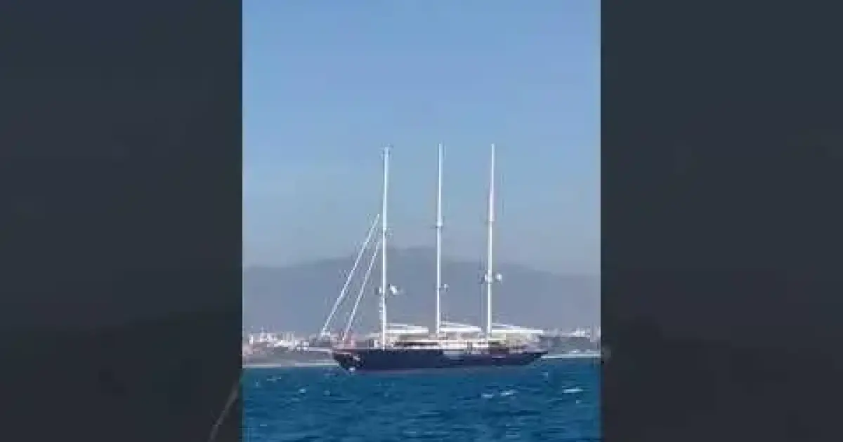 Amazon founder's new tallest sailing yacht in the world arrives in ...