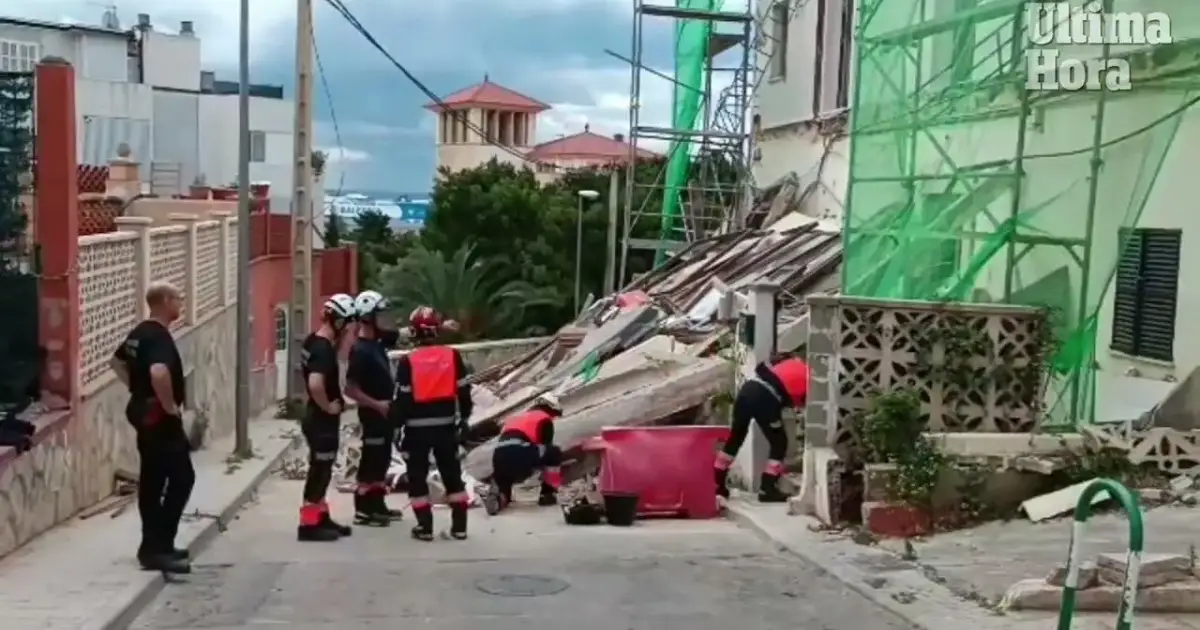 Mallorca emergencies: Five evacuated after part of a house collapses