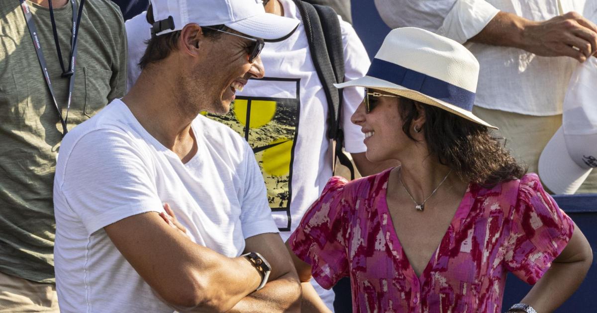 Photo gallery: Rafa Nadal and his wife Mery at the tennis tournament in ...
