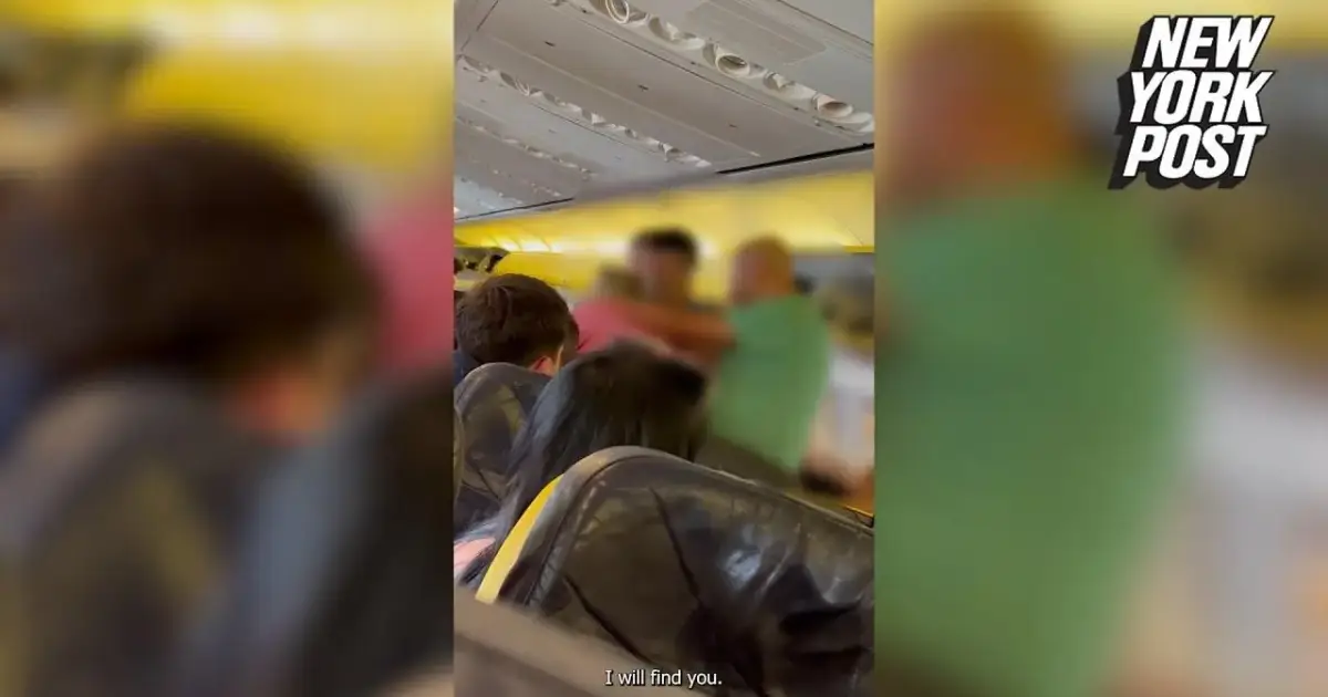 Drunken scandal on Manchester flight to the Balearics caught on video ...