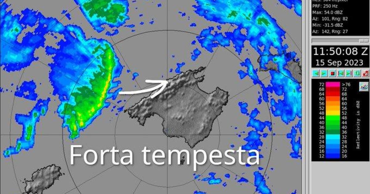 Mallorca on bad weather red alert
