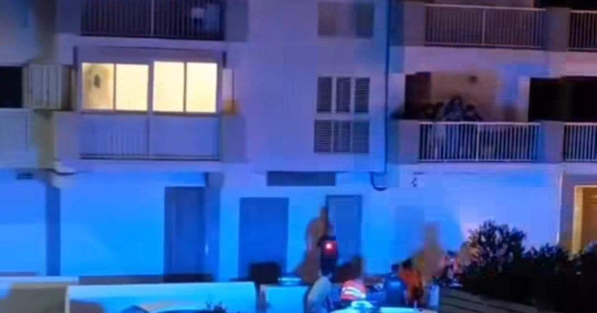 British man balcony fall Ibiza