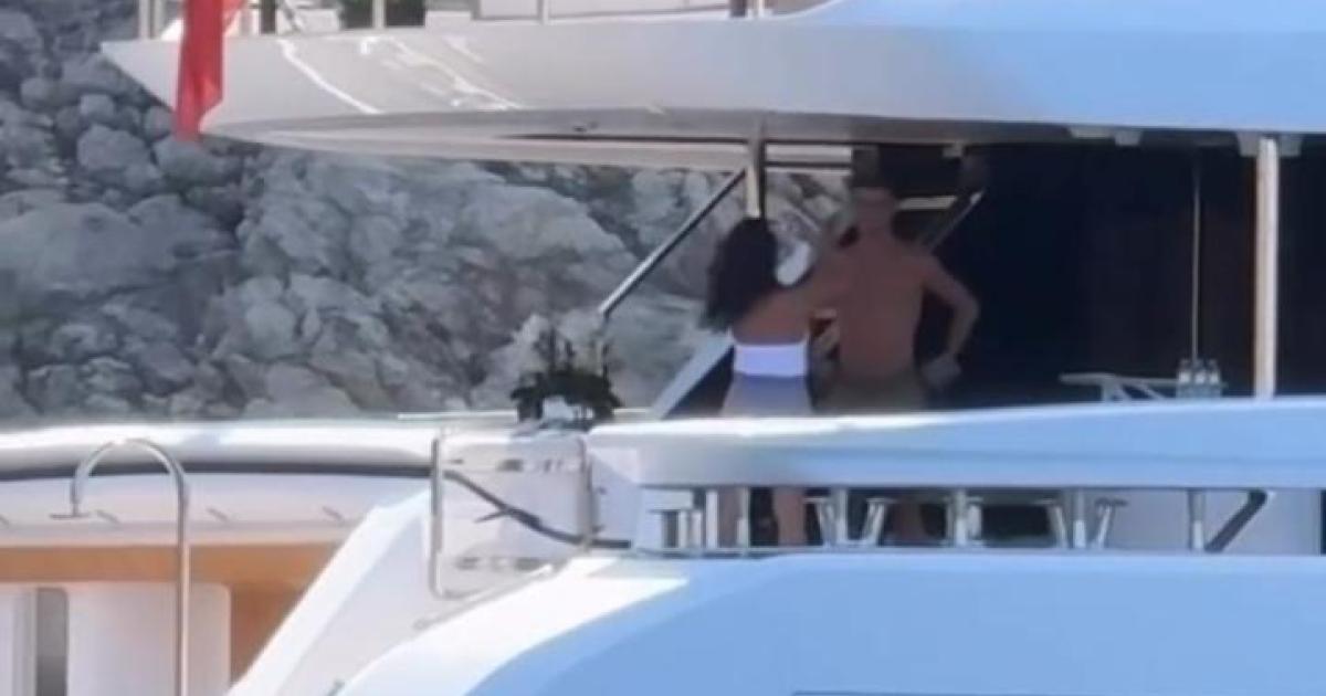 Football ace Cristiano Ronaldo on holiday in Mallorca