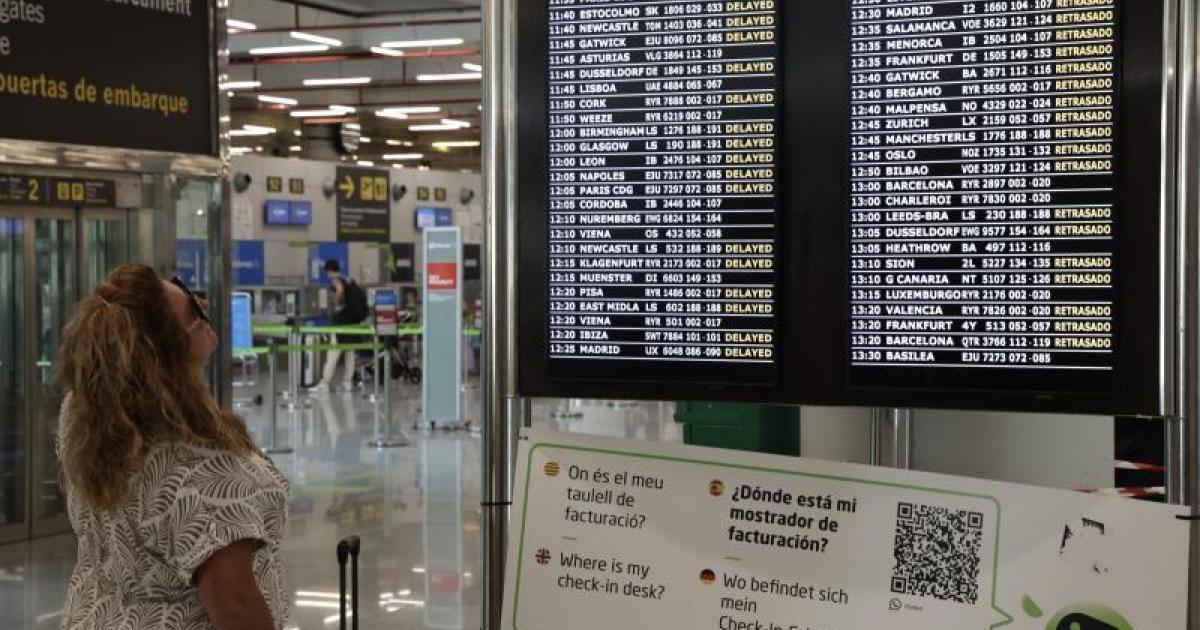 Second day of bad weather Mallorca flight disruptions at Palma airport ...