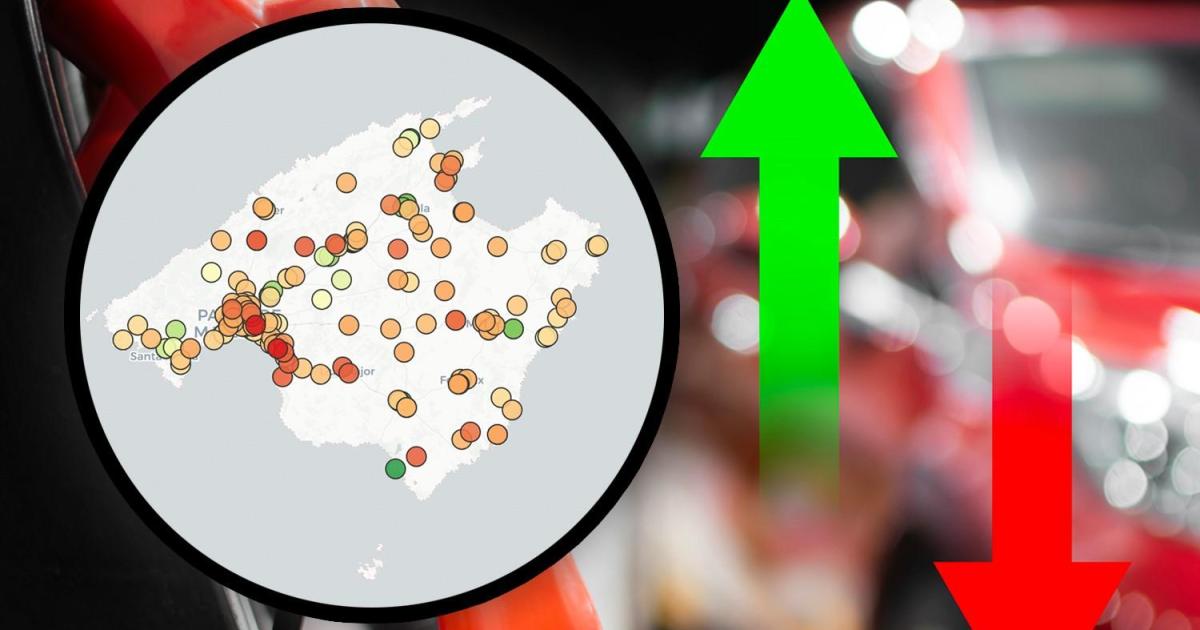 Where to find the cheapest petrol and diesel in Mallorca: real-time ...