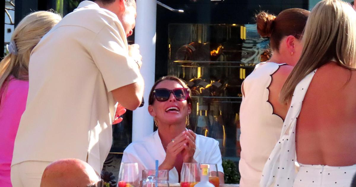 Exclusive: Coleen Rooney enjoying the sunshine in Mallorca