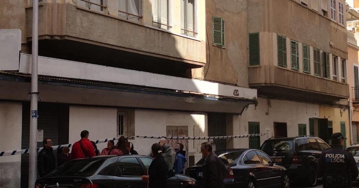Two buildings in Palma, Mallorca at risk of collapse