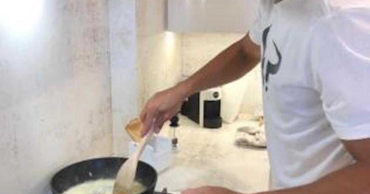 Rafael Nadal beats lockdown boredom with cooking