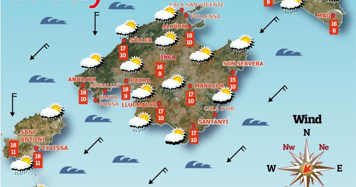 Mallorca Weather Forecast for Friday April 16