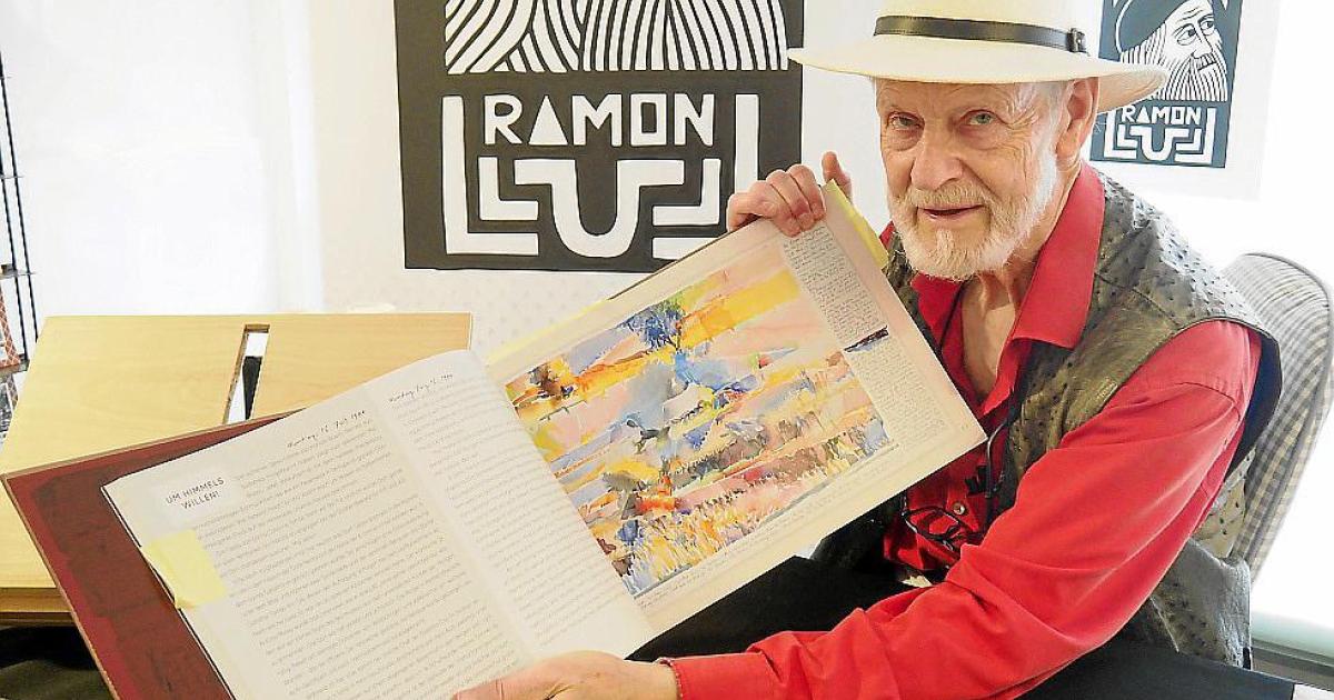 Artist Nils Burwitz presents his book of Mallorca scenes